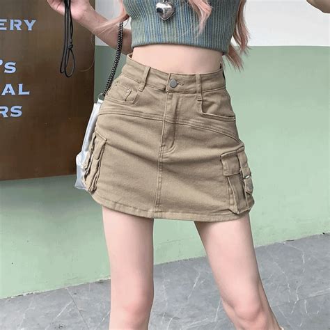 미유 버무드 카고 미니스커트