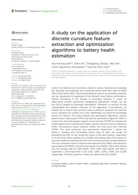 Pdf A Study On The Application Of Discrete Curvature Feature