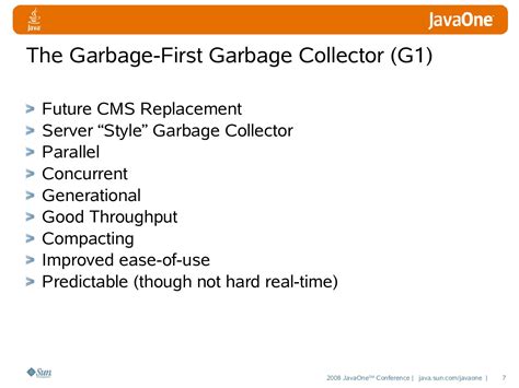 2008 05 Tony Printezis The Garbage First Garbage Collector Javaone