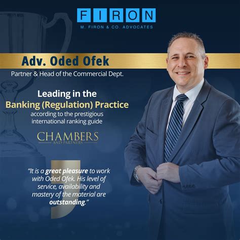 Oded Ofek On Linkedin Firon Chambersandpartners