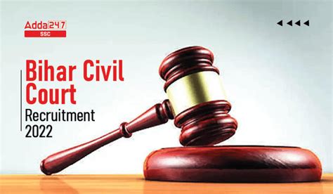 Bihar Civil Court Recruitment 2022 Apply For 7692 Vacancy