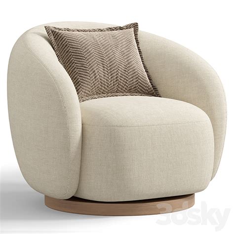 Aria Armchair Arm Chair 3d Model