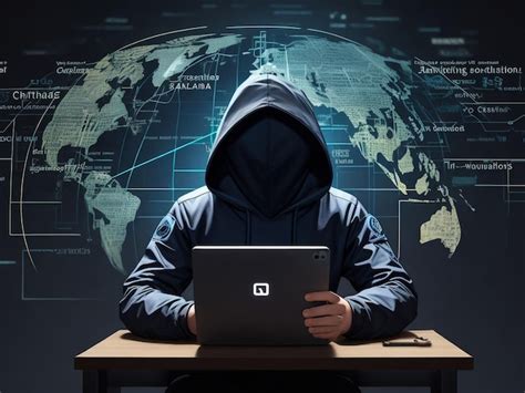 Hacking And Attack Concept Hacker Using Abstract Laptop With Binary Hacking And Attack Concept Hacker Using Abstract Laptop With Binary