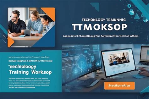 Premium Photo Technology Training Workshop Advertisement