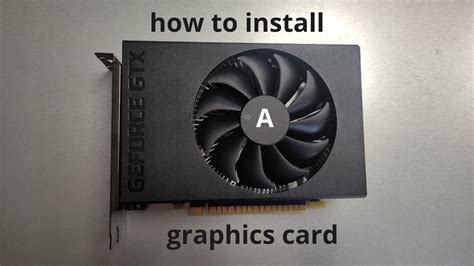 How To Install A Graphics Card YouTube