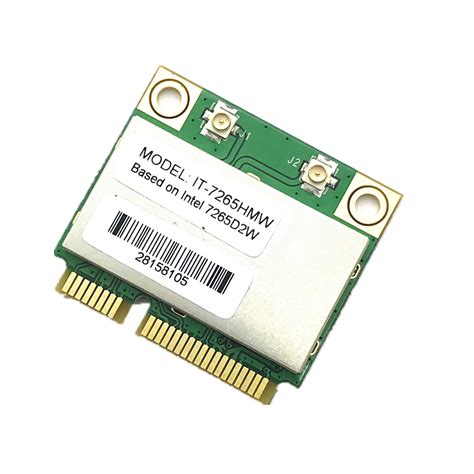 Intel 7265 7265HMW 802.11ac 300Mbps MINI PCI-E Dual Band Wifi+Bluetooth ...