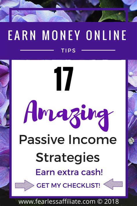 Passive Income Strategies Fearless Affiliate