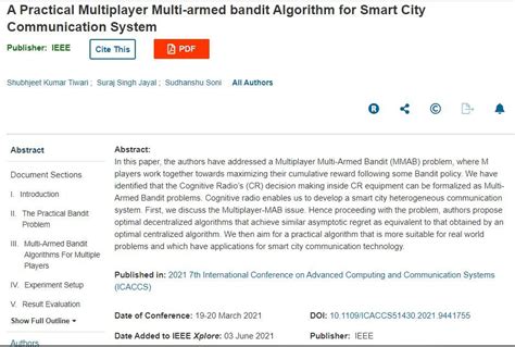 Suraj Singh Jayal On Linkedin Researchpaper Ieeexplore Firstpost Reinforcementlearning…