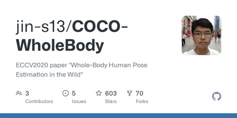Github Jin S Coco Wholebody