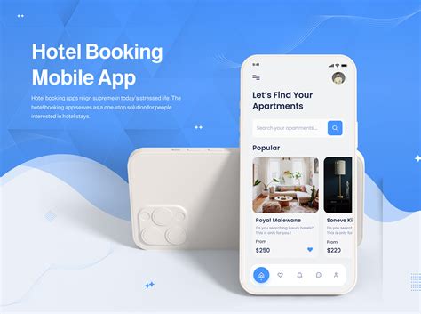 hotel booking mobile application behance