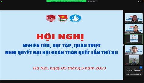 Hội Nghị Nghiên Cứu Học Tập Quán Triệt Nghị Quyết Đại Hội Đoàn Toàn