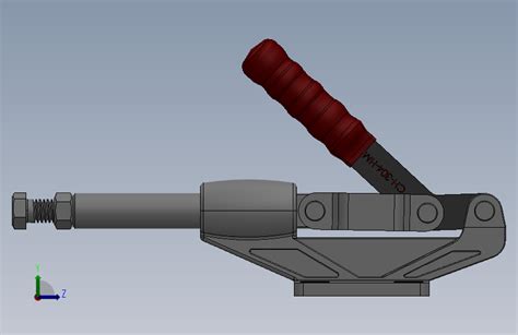 CH 304 HM推拉式快速夹钳 SOLIDWORKS 2020 模型图纸下载 懒石网