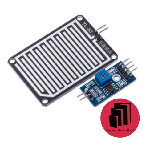 Water Raindrops Weather Rain Sensor Module Analog And Digital For Arduino The Leopard Shopee