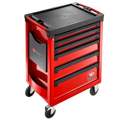 Servante ROLL 6 Tiroirs Rouge FACOM Largeur 560mm LA BS