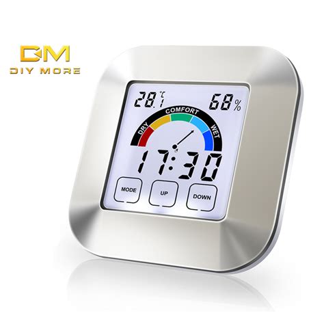 DIYMORE Indoor Outdoor Thermometer Wireless Digital Hygrometer Temperature And Humidity Monitor