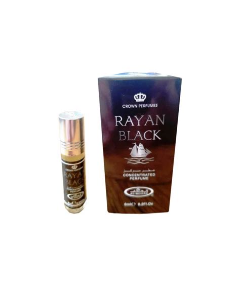 Rayan Black 6ml Roll On By Al Rehab Perfume Oil Eanda Distribution