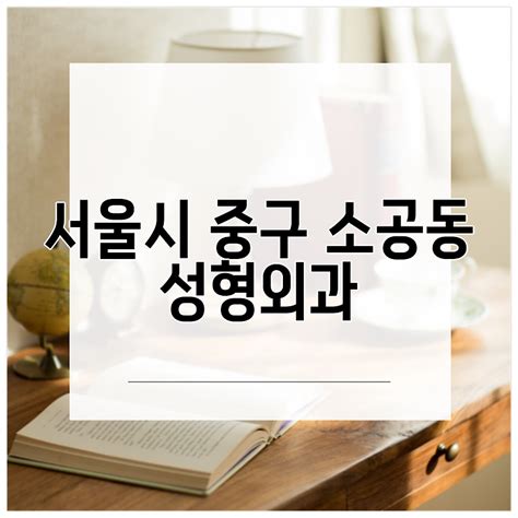 서울시 중구 소공동 성형외과