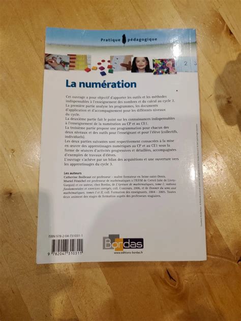 La Numération Cycle 2 Cp Ce1 Bordas Vinted