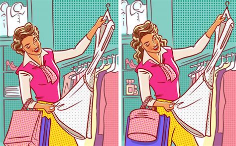 Reto Visual Encuentra Las Diferencias De La Joven En La Tienda Grupo Milenio