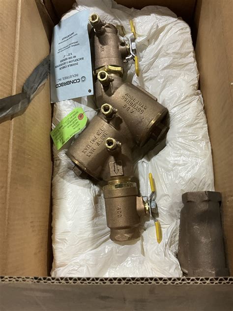 Conbraco 40 107 A2 1 1 2 In 40 100 Series Double Check Backflow Preventer Moses B Glick