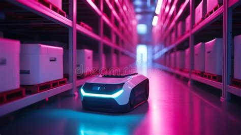 Innovative Automated Warehouse Featuring Advanced Robotics And