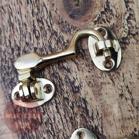Polished Brass Cabin Hooks