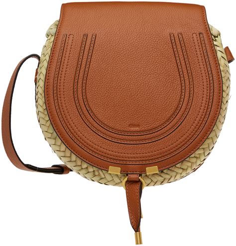 Chloé Tan Marcie Panier Bag Ssense