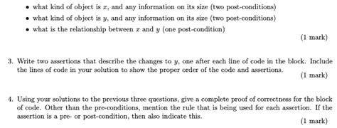 Consider The Following Block Of Python Code Y X Chegg