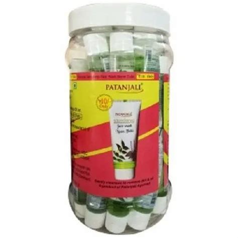 Herbal Patanjali Neem Tulsi Face Wash Jar Packaging Size 20 Piece Jar At 150 Unit In Raisen