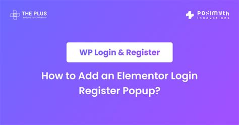 How To Add An Elementor Login Register Popup The Plus Addons For