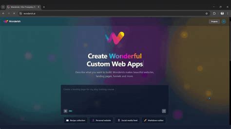 Wonderish A Beginner Friendly Vibe Coding Tool To Build No Code Websites And Web Apps