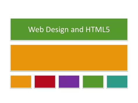 Ppt Web Design And Html5 Powerpoint Presentation Free Download Id