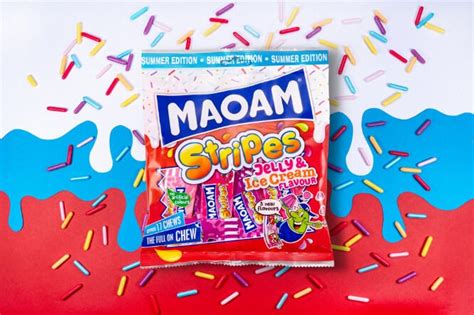 Nostalgic Summertime Candy Products Maoam Stripes Jelly And Ice Cream