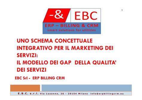 Marketing Dei Servizi Ebc Erp Billing Crm Ppt