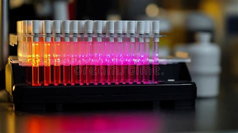 Dna Sequencing By The Sanger Method With Fluorescently Labeled Terminators Stock Illustration