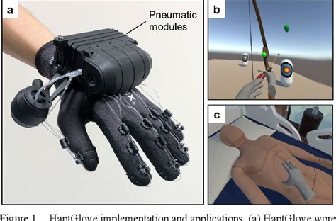 Figure 1 From Untethered Pneumatic Haptic Glove For Realistic Haptic