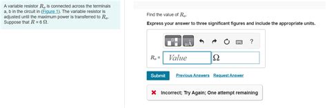Solved A Variable Resistor Ro Is ﻿connected Across The