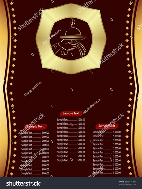 Menu Card Design Template Stock Vector Royalty Free Shutterstock Menu Card Design Template Stock Vector Royalty Free Shutterstock