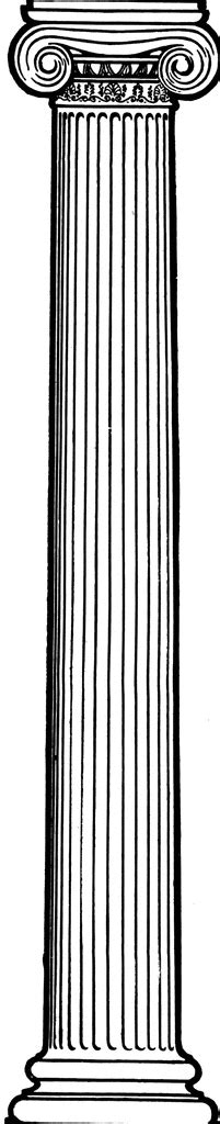 Ionic Column Clipart Etc