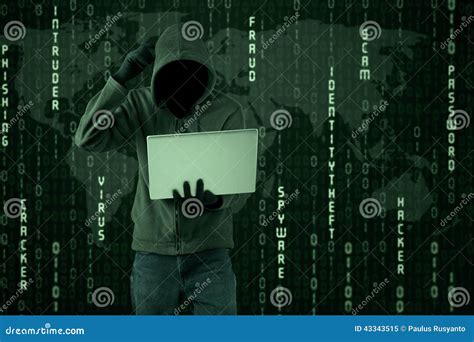 Confused Hacker Stock Image Image Of Data Coding Crime 43343515