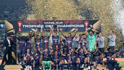 Le Psg Remporte Le Trophée Des Champions Haut La Main Face à Monaco Et