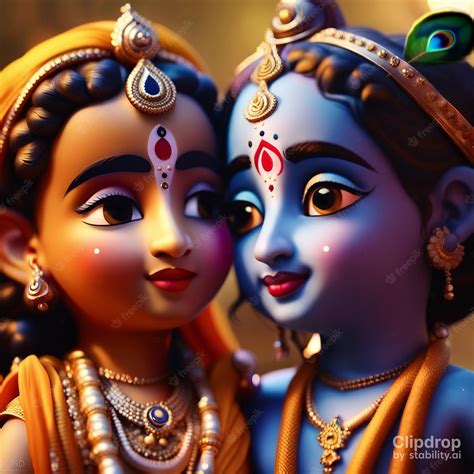 Premium Ai Image Beautiful Hindu Couple Radha Krishna Hindu Mythology