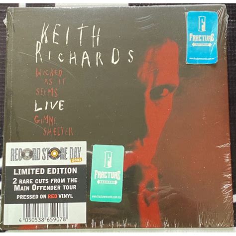 Keith Richards Wicked As It Seems Live Red Vinyl Rsd Drops 2021 Vinyl