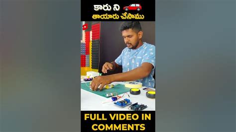 Make Obstacle Avoiding Car In Telugu 🔥😲 Teluguexperiments Viral