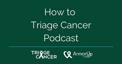 How To Triage Cancer Podcast Triage Cancer® Finances Work Insurance