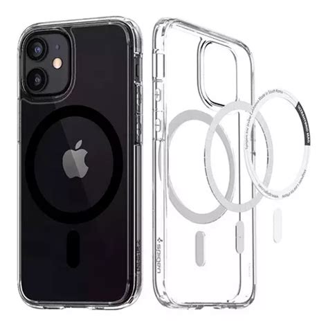 Funda Spigen Crystal Hybrid Mag Black iPhone Pro Cuotas sin interés