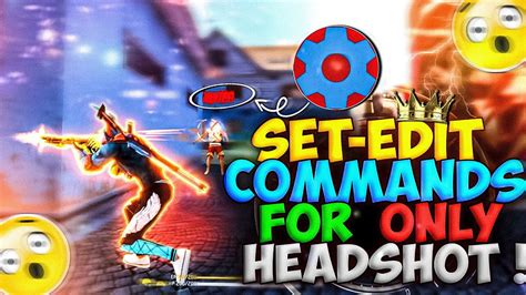 New Setedit Commands 2023 Enable This Settings For More Headshots In Free Fire Youtube