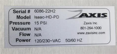 Zaxis Isaac HD Multi Function Leak Tester 3361803
