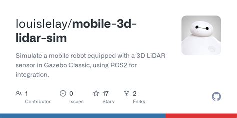 Github Louislelaymobile 3d Lidar Sim Simulate A Mobile Robot Equipped With A 3d Lidar Sensor