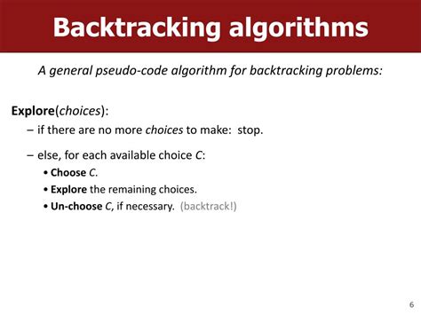 Ppt Cs 106b Lecture 16 Recursive Backtracking Powerpoint